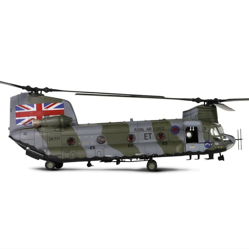 Papercraft Kit Chinook Helicopter 3d Paper Model Crafting Kit PDF Plans ...