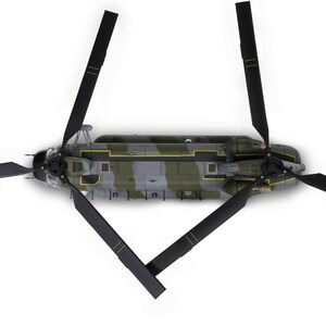 Papercraft Kit Chinook Helicopter 3d Paper Model Crafting Kit PDF Plans ...