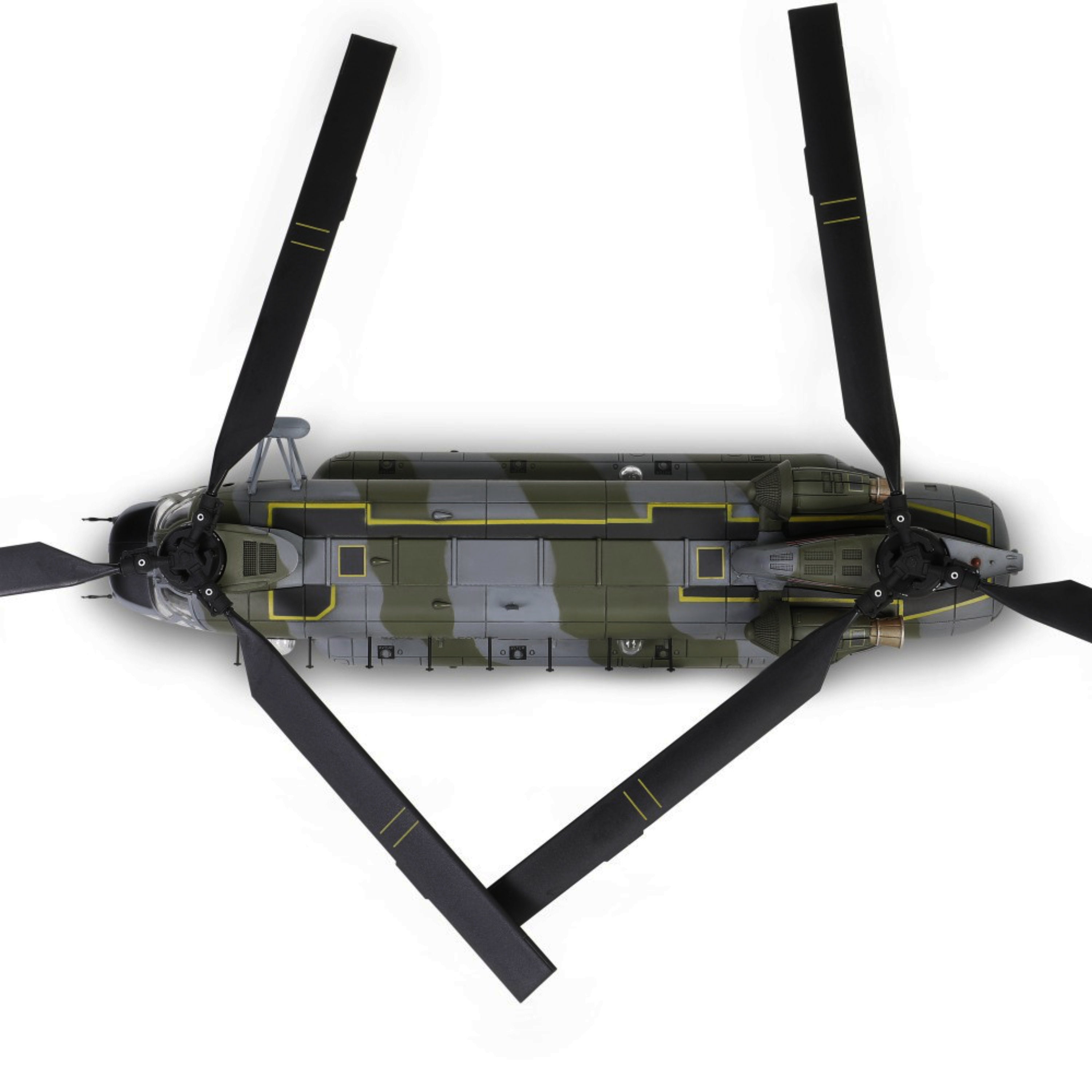 Papercraft Kit Chinook Helicopter 3d Paper Model Crafting Kit PDF Plans ...