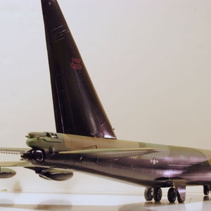 Papercraft Kit B-52 Stratofortress Airplane 3d Paper Model Crafting Kit ...