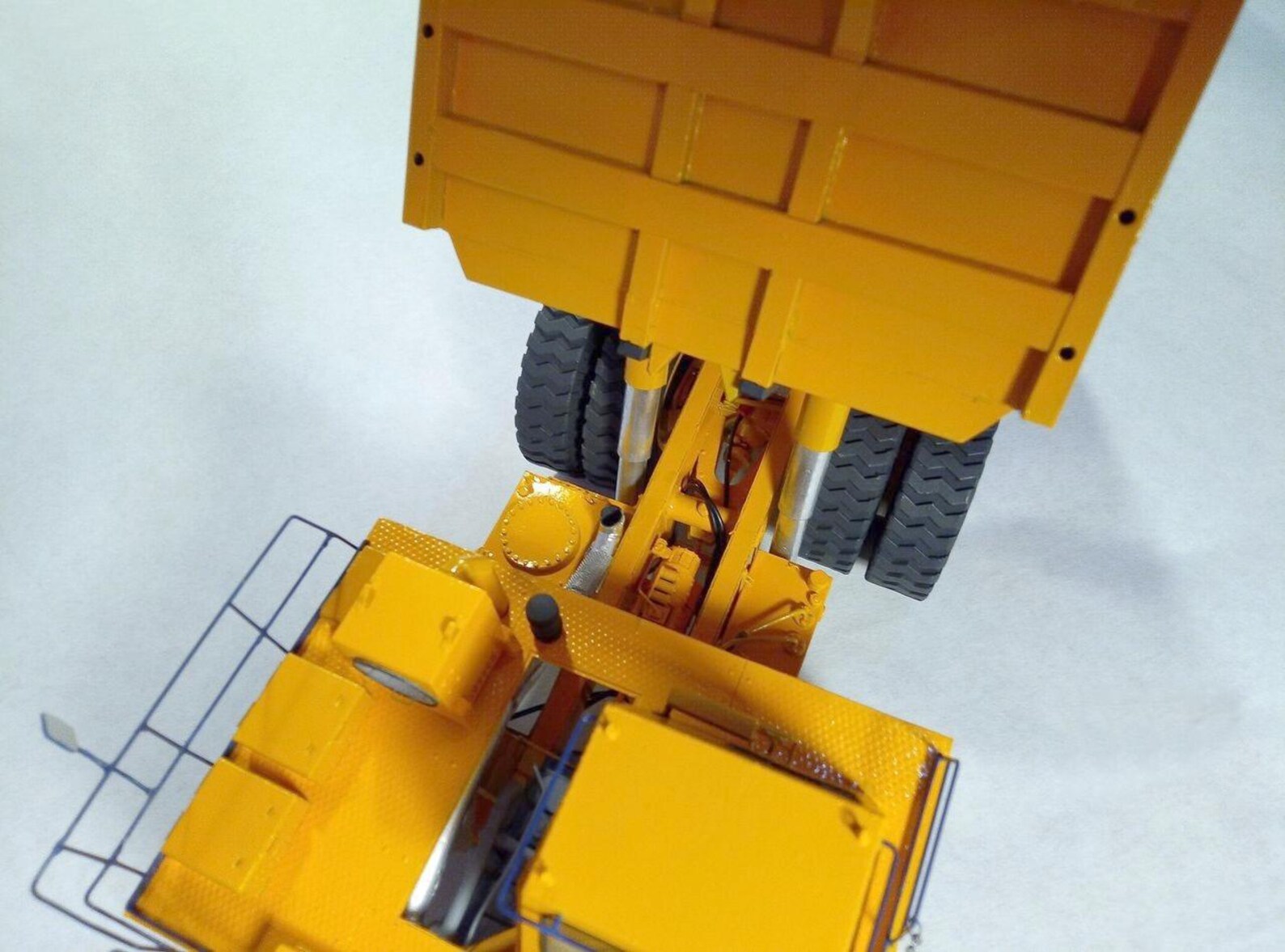 Papercraft Kit Dump Truck Heavy Duty Haul 3d Paper Model Crafting Kit ...