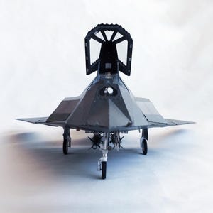 Papercraft Kit F-117 Nighthawk Plane 3d Paper Model Crafting PDF Plans ...