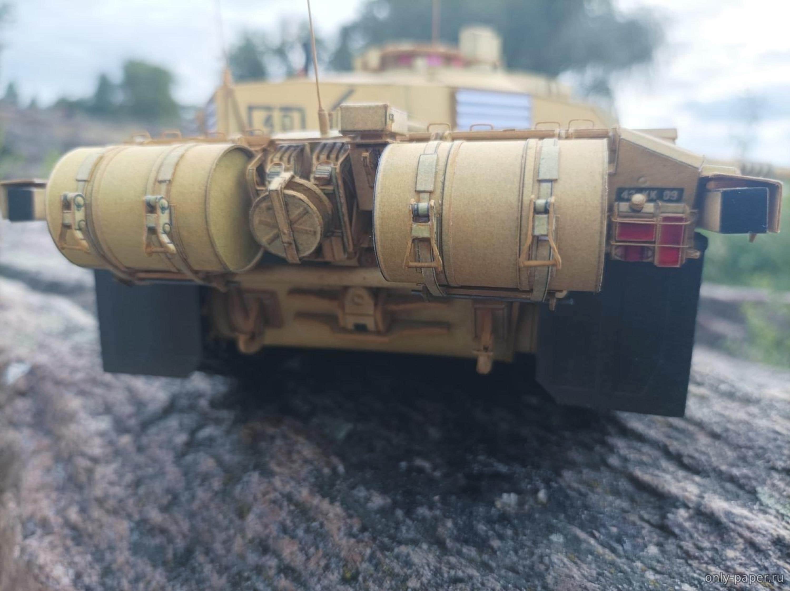 Papercraft Kit Challenger 2 Tank 3d Paper Model Crafting Kit PDF Plans ...