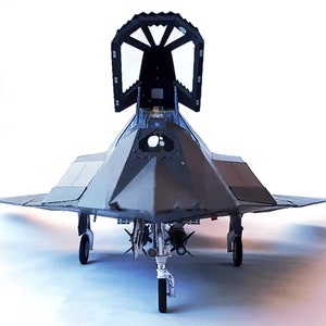 Papercraft Kit F-117 Nighthawk Plane 3d Paper Model Crafting Kit PDF ...