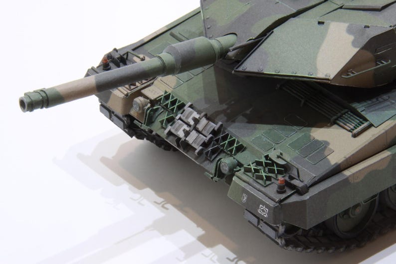 Papercraft Kit Leopard 2A5 Tank 3d Paper Model Crafting PDF Plans DIY ...
