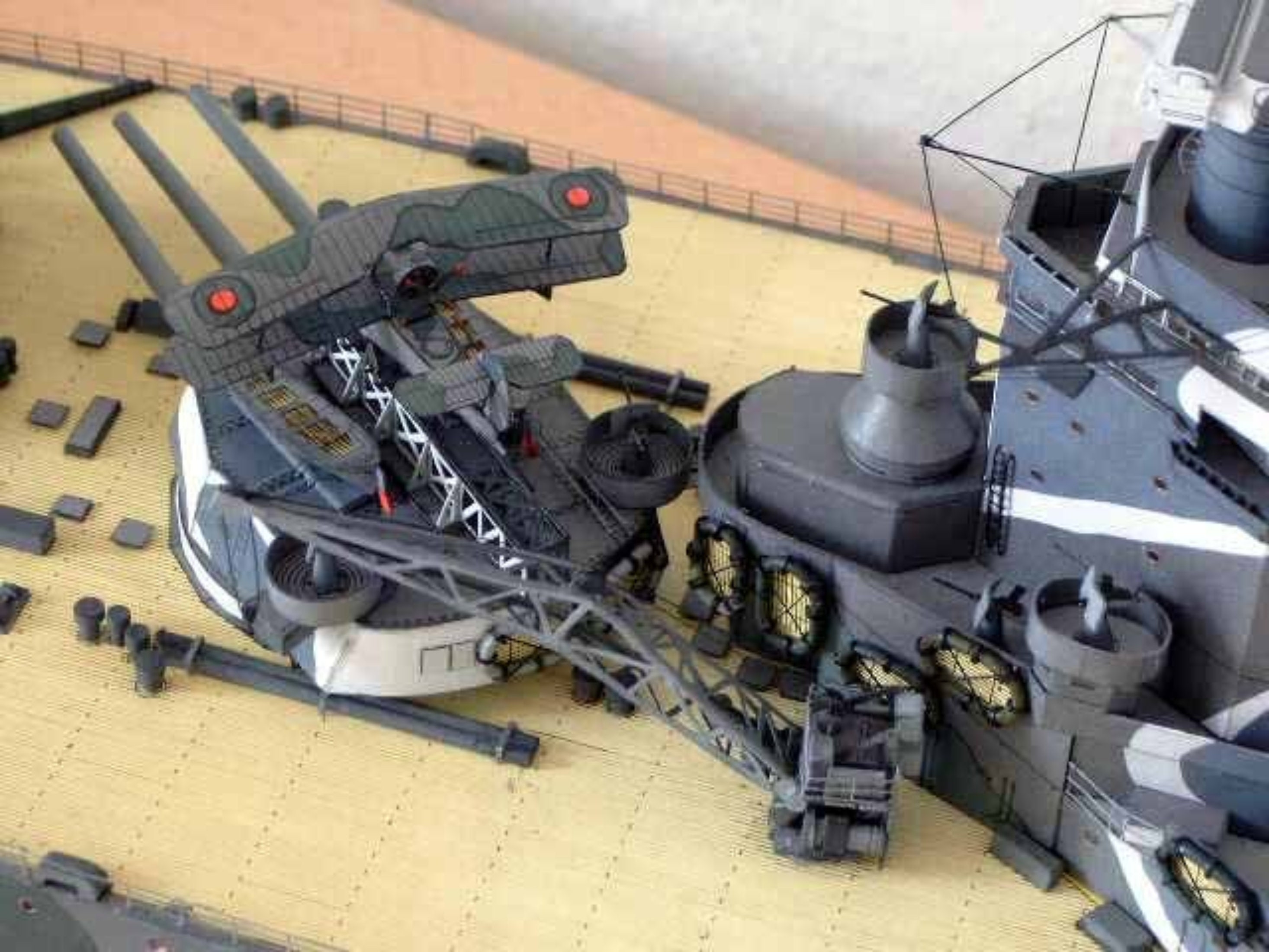 Papercraft Kit HMS Rodney Battleship 3d Paper Model Crafting Kit PDF ...