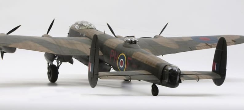 Papercraft Kit Lancaster Plane 3d Paper Model Crafting Kit PDF Plans to ...