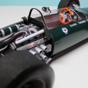 Papercraft Kit F1 BRM P83 Race Car 3d Paper Model Crafting Kit PDF ...