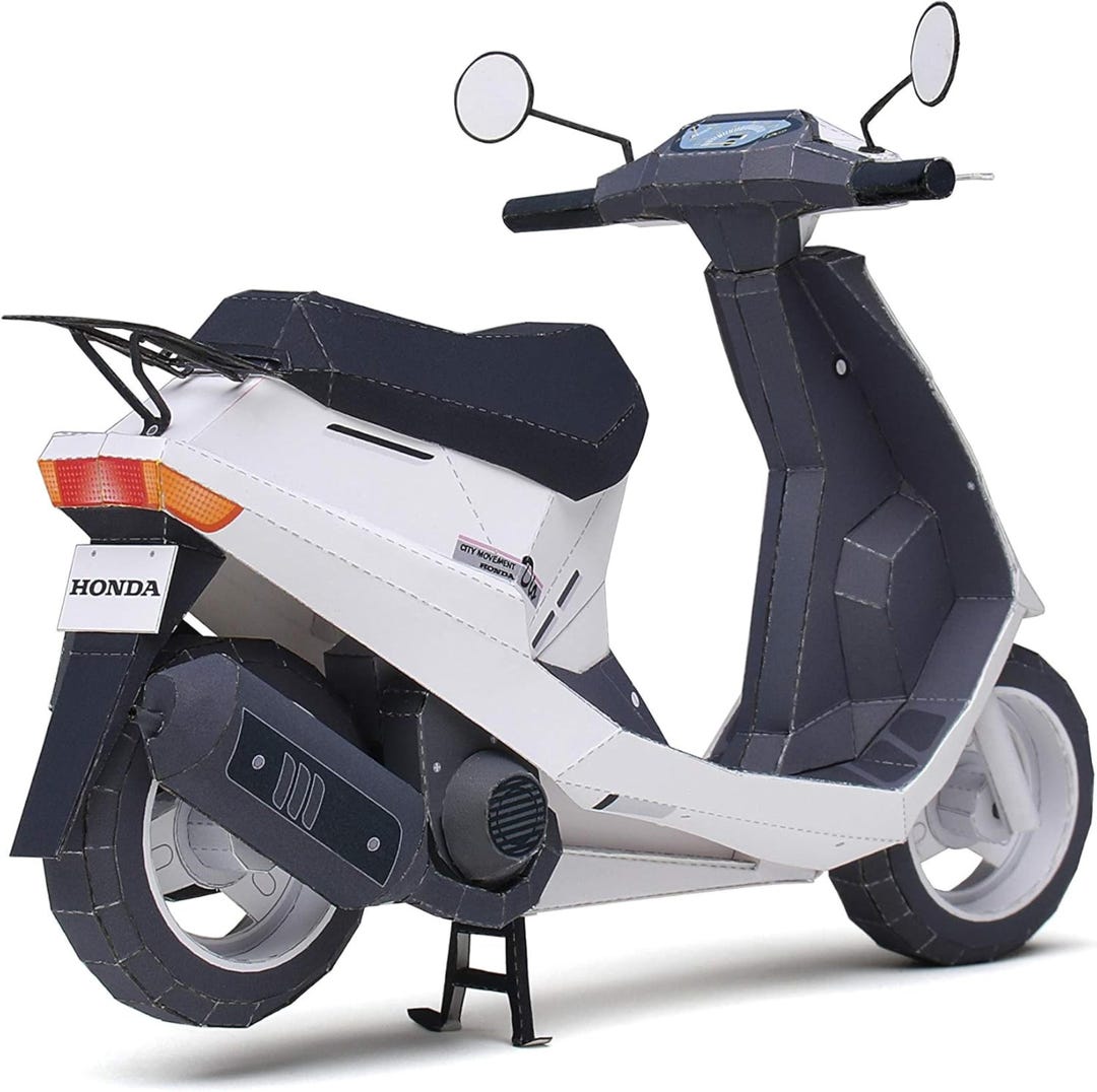 Kit PaperCraft af18 Honda Scooter 3d kit de artesanato em papel planos ...