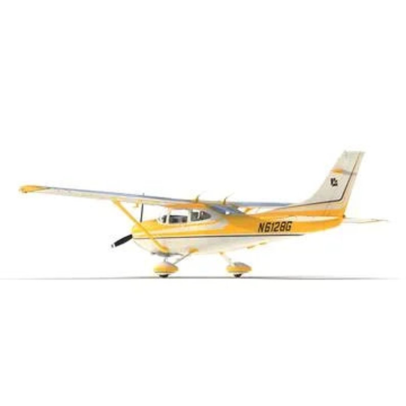 Papercraft Kit Cessna Airplane 3d Paper Model Crafting Kit PDF Plans to ...