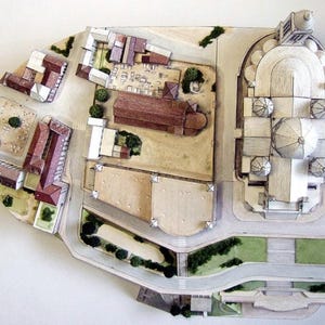 Papercraft Kit Montmartre Paris France 3d Paper Model Crafting Kit PDF ...