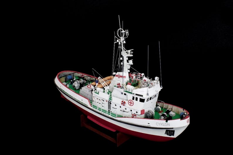 Papercraft Kit Cyclone Patrol Boat 3d Paper Model Crafting Kit PDF ...