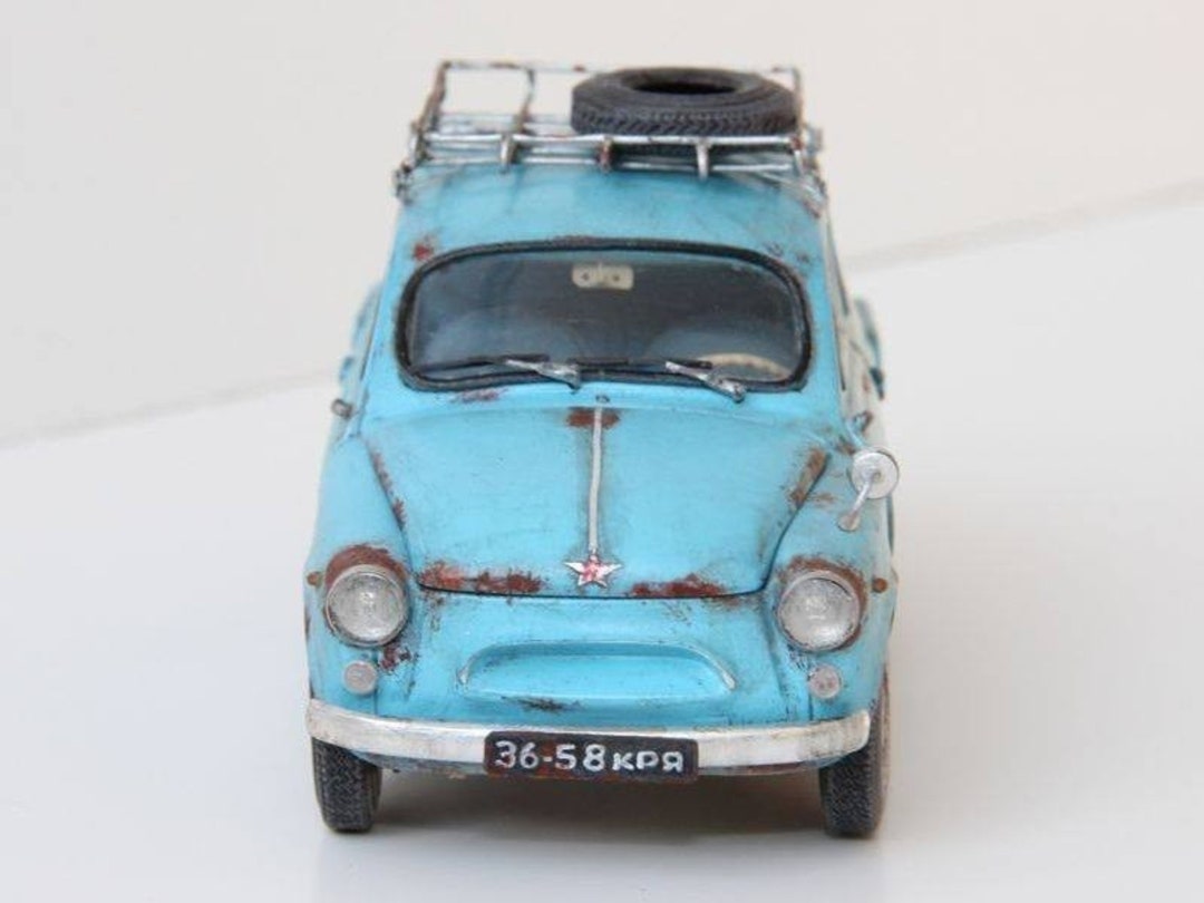 Papercraft Kit Supermini Car Zaz 3d Paper Model Crafting Kit PDF Plans ...