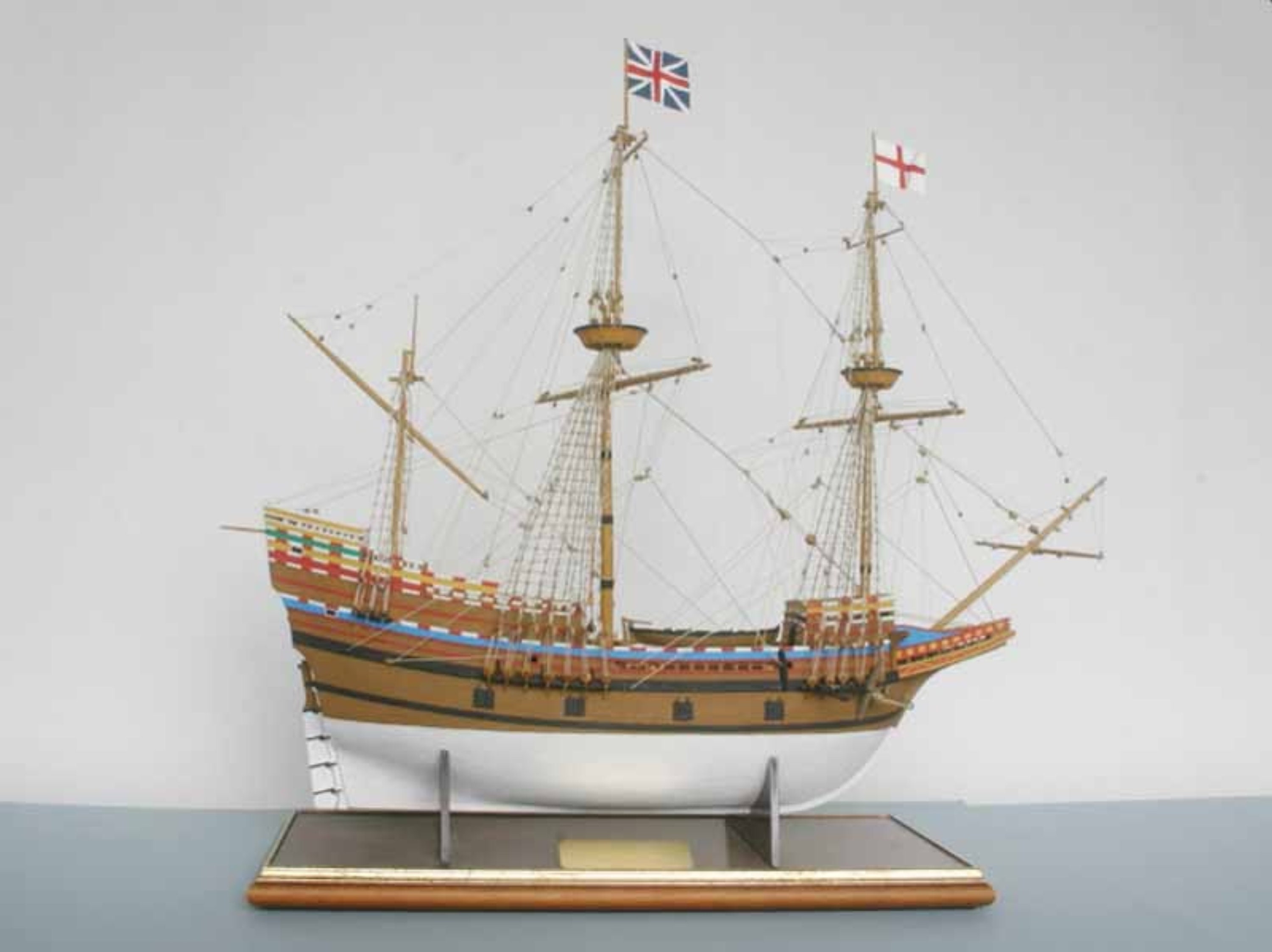 Papercraft Kit Mayflower Sailing Ship 3d Paper Model Crafting Kit PDF ...