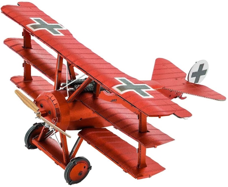 Papercraft Kit Red Baron Plane 3d Paper Model Crafting Kit PDF Plans to ...