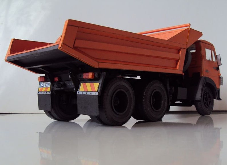 Papercraft Kit Dump Truck 3d Paper Model Crafting Kit PDF Plans to ...