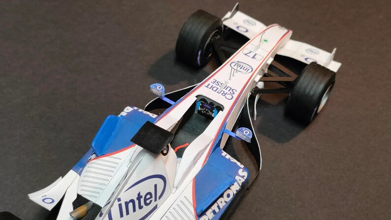 Papercraft Kit F1 Race Car 3d Paper Model Crafting Kit PDF Plans to ...