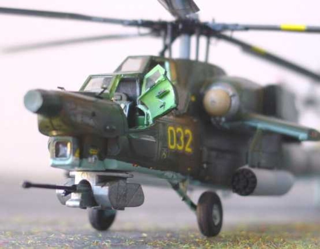Papercraft Kit Mi-28 Havoc Helicopter 3d Paper Model Crafting Kit PDF ...