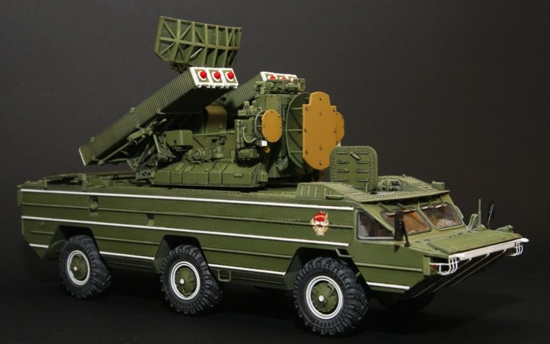Papercraft Kit Launcher and Radar Heavy Vehicle 9K33 Osa 3d Paper Model ...