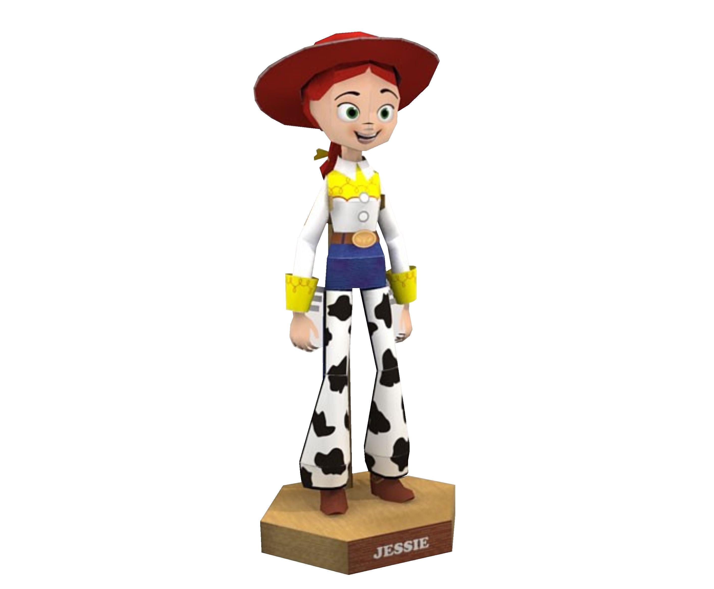 Papercraft Woody Jessie Bullseye Toy Story 3d Paper Model Crafting Kit ...