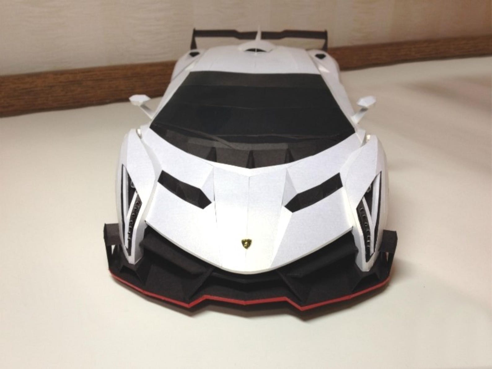 Papercraft Kit Lamborghini Veneno Car 3d Paper Model Crafting Kit PDF ...
