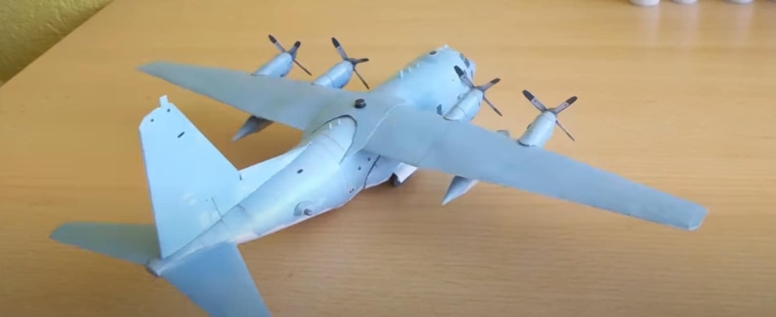 Papercraft Kit C-130 Hercules Airplane 3d Paper Model Crafting Kit PDF ...