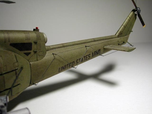 Papercraft Kit Bell Helicopter 3d Paper Model Crafting Kit PDF Plans to ...