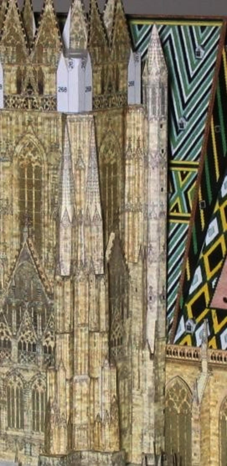 Papercraft Kit St Stephen's Cathedral Austria 3d Paper Model Crafting ...