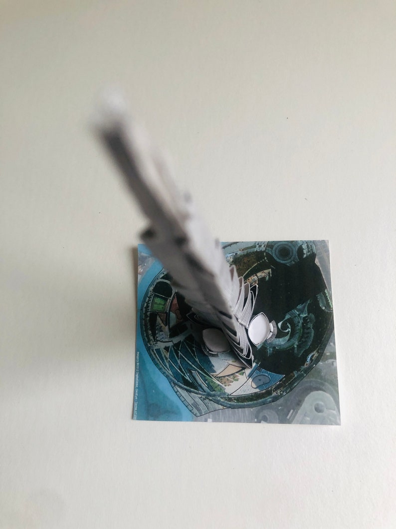 Burj Khalifa Dubai 3d Paper Model Kit. PDF File With Plans to Print ...