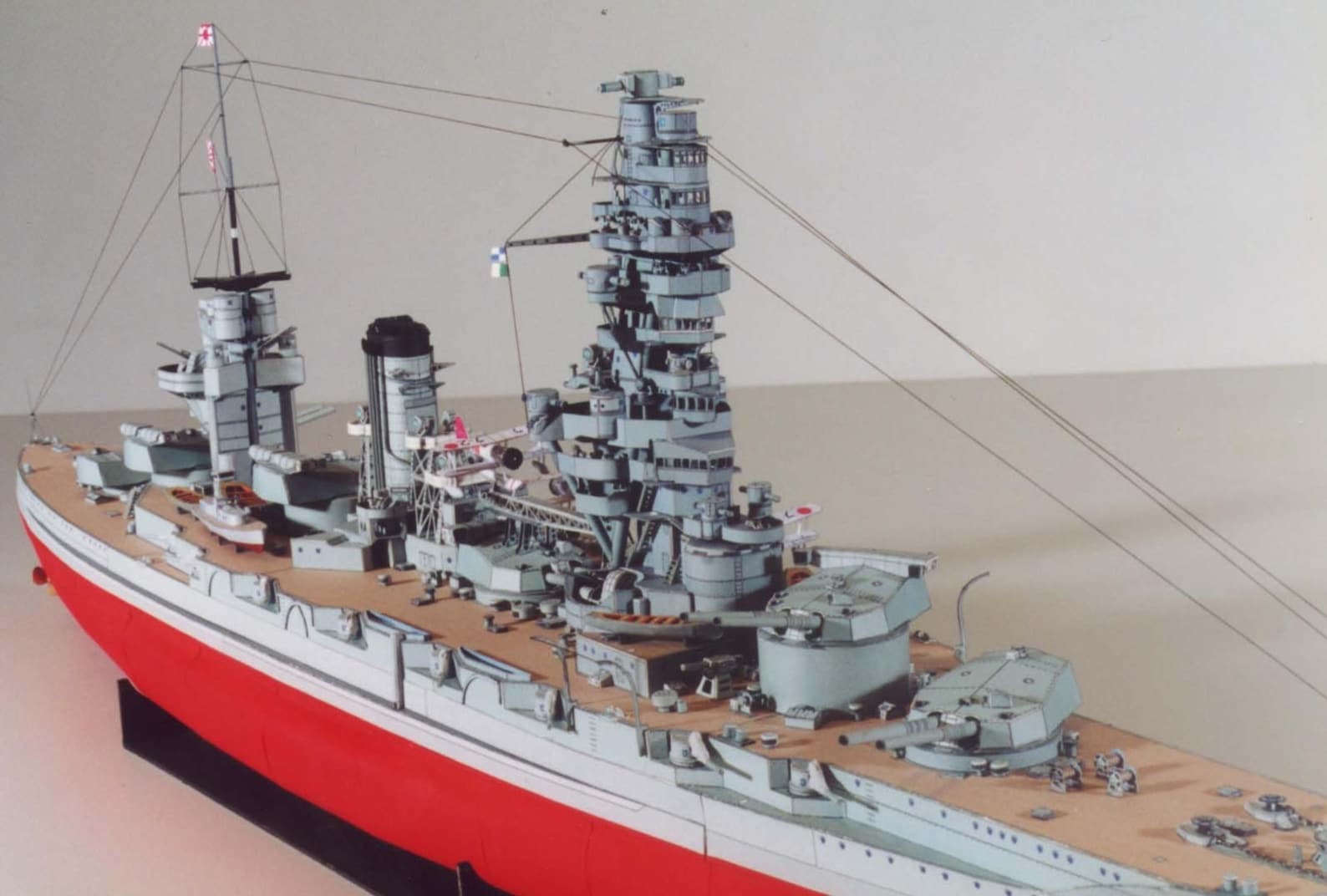 Papercraft Kit Fuso Dreadnought Battleship 3d Paper Model Crafting Kit ...