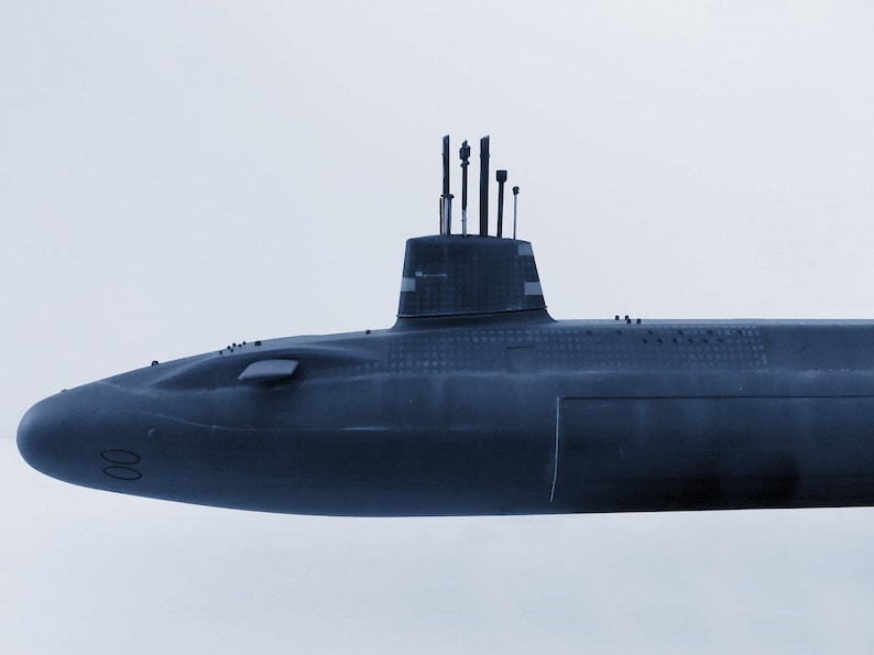 Papercraft Kit HMS Vanguard Royal Navy Submarine 3d Paper Model ...