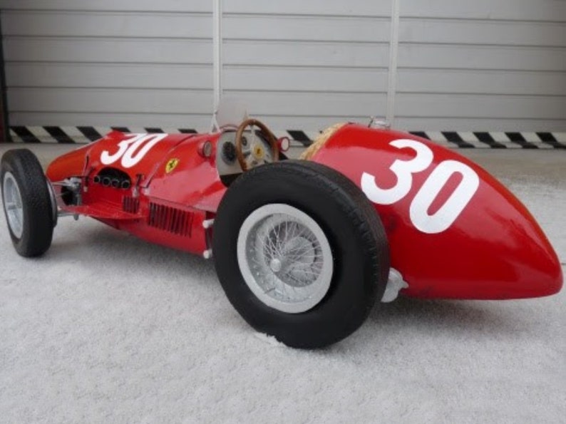 Papercraft Kit Ferrari 500 Car 3d Paper Model Crafting Kit PDF Plans to ...