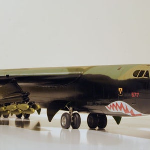 Papercraft Kit B-52 Stratofortress Airplane 3d Paper Model Crafting Kit ...