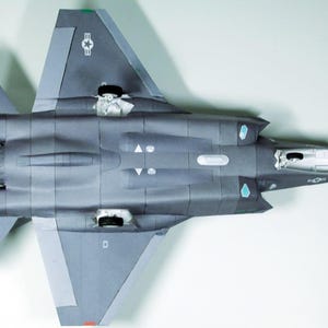 Papercraft Kit F-35 Lightning II Airplane 3d Paper Model Crafting Kit ...