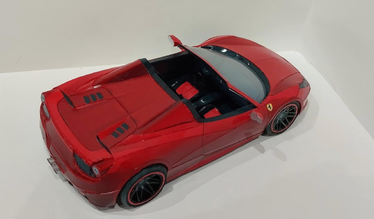 Papercraft Kit Ferrari 458 Italia Car 3d Paper Model Crafting Kit PDF ...