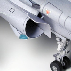 Papercraft Kit Rafale Airplane 3d Paper Model Crafting Kit PDF Plans to ...