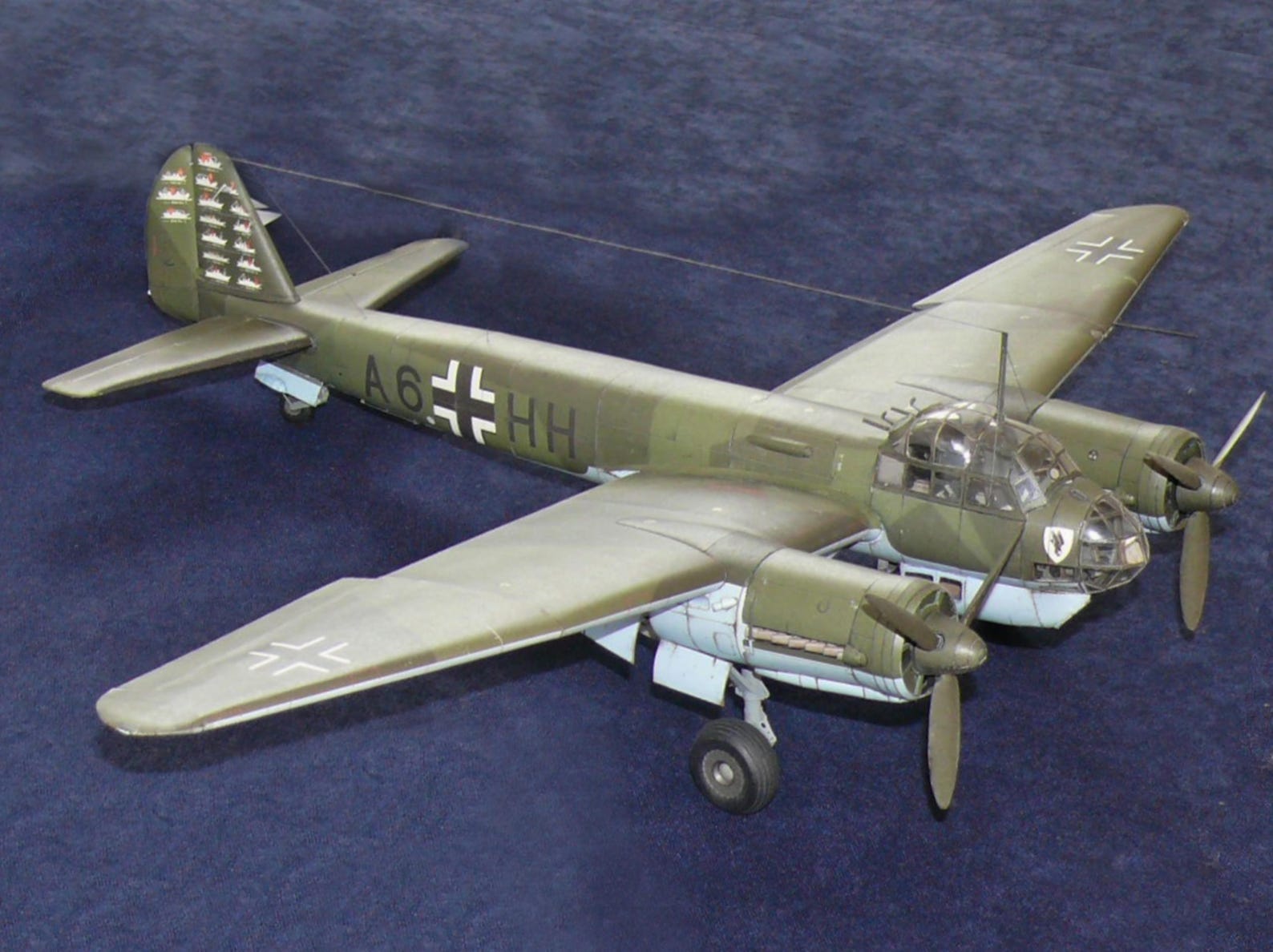 Papercraft Kit Ju-88 Junkers Airplane 3d Paper Model Crafting Kit PDF ...