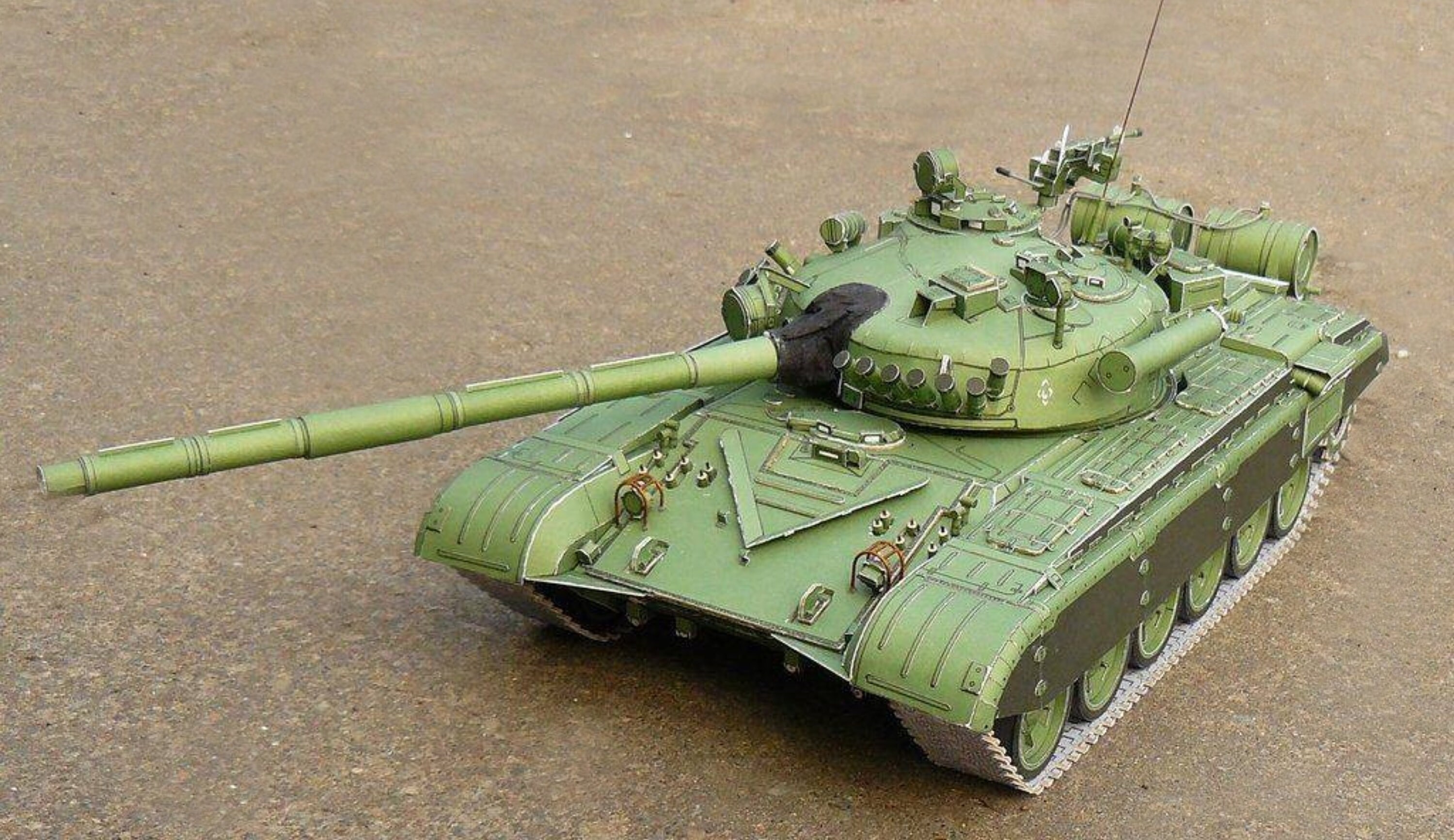 Papercraft Kit T-72 Tank 3d Paper Model Crafting Kit PDF Plans to Print Cut & Glue DIY Paper ...