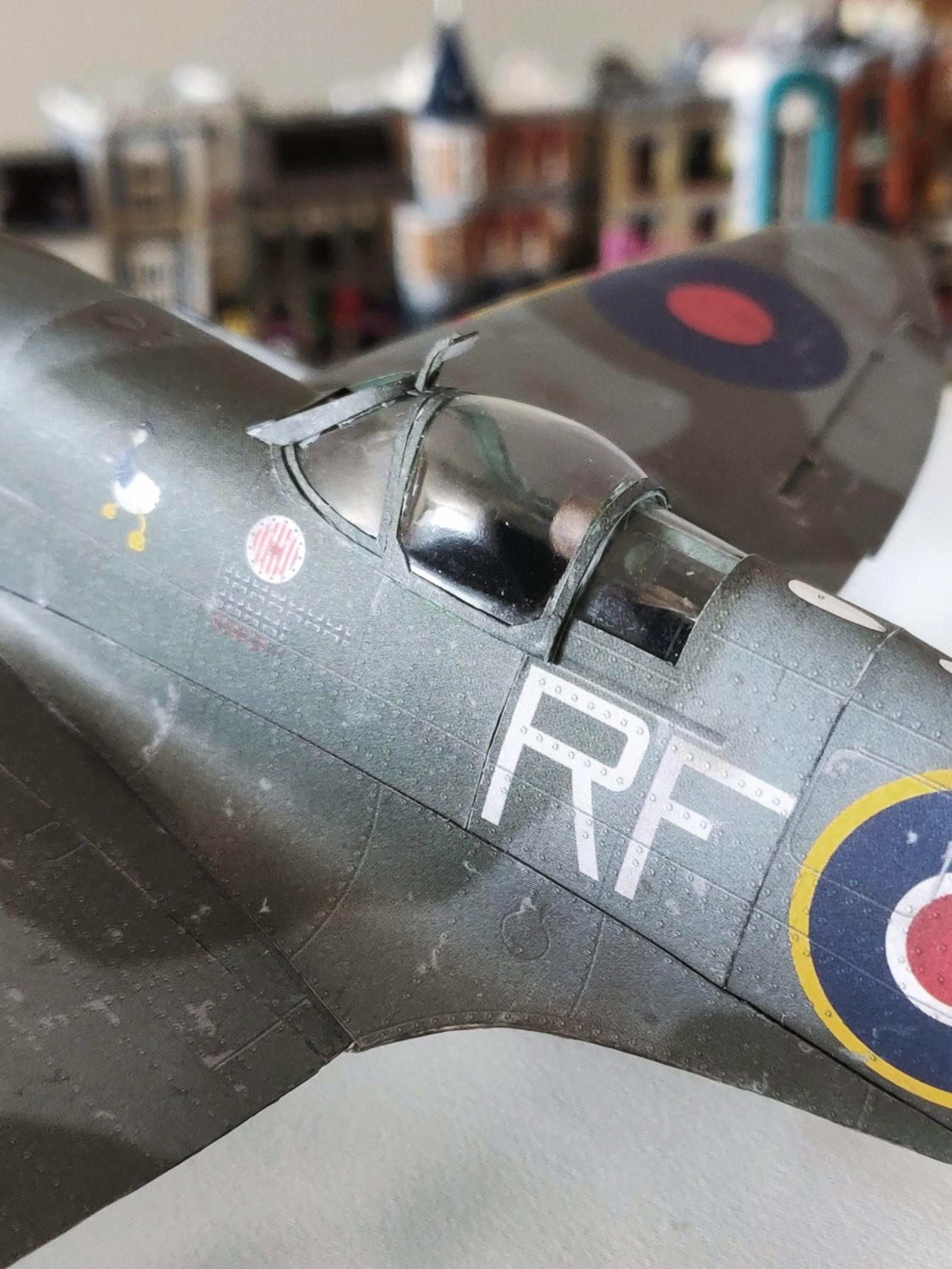 Papercraft Kit Supermarine Spitfire Plane 3d Paper Model Crafting Kit ...