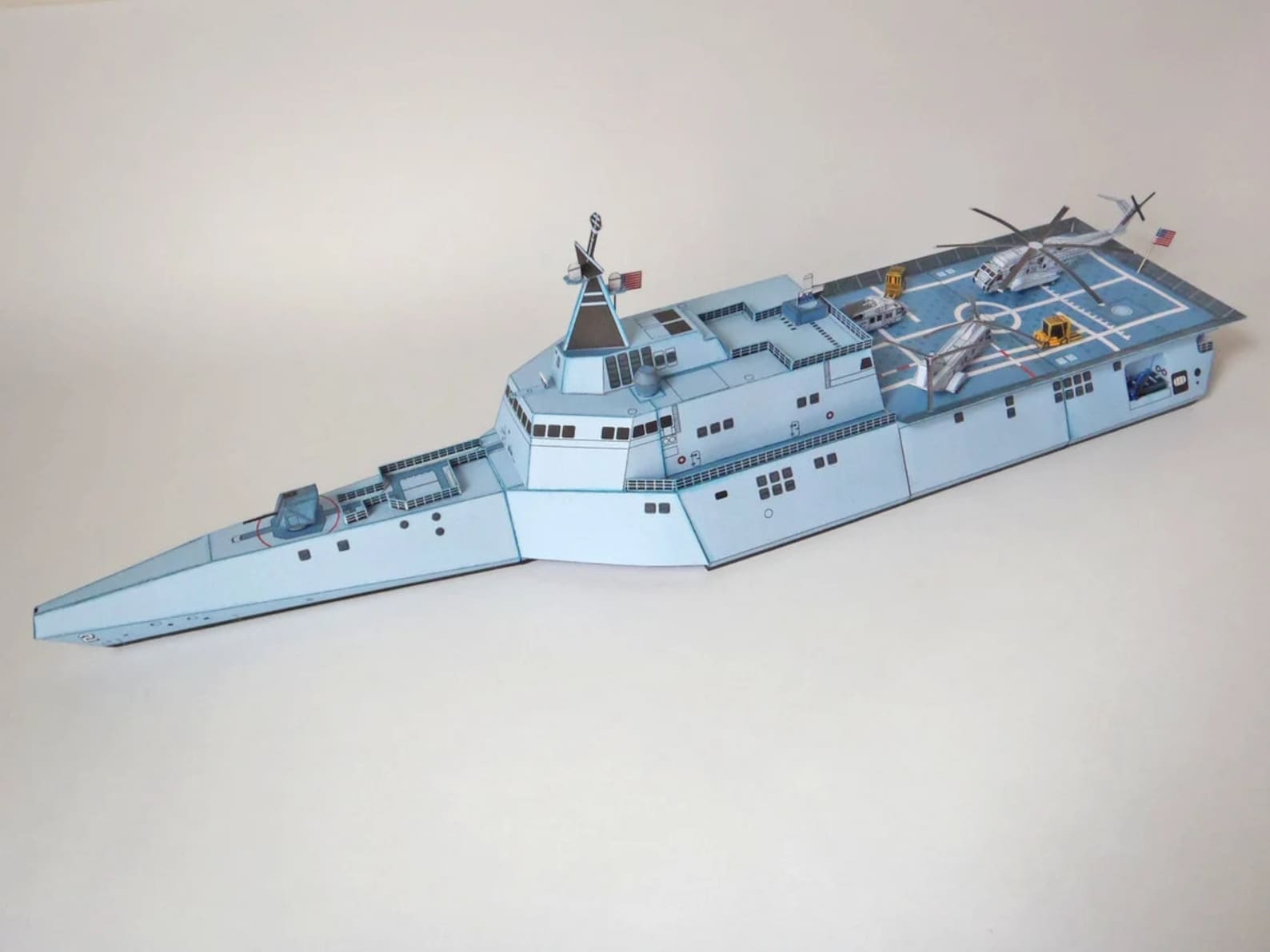 Papercraft Kit Independence Ship 3d Paper Model Crafting Kit PDF Plans ...