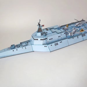 Papercraft Kit Independence Ship 3d Paper Model Crafting Kit PDF Plans ...