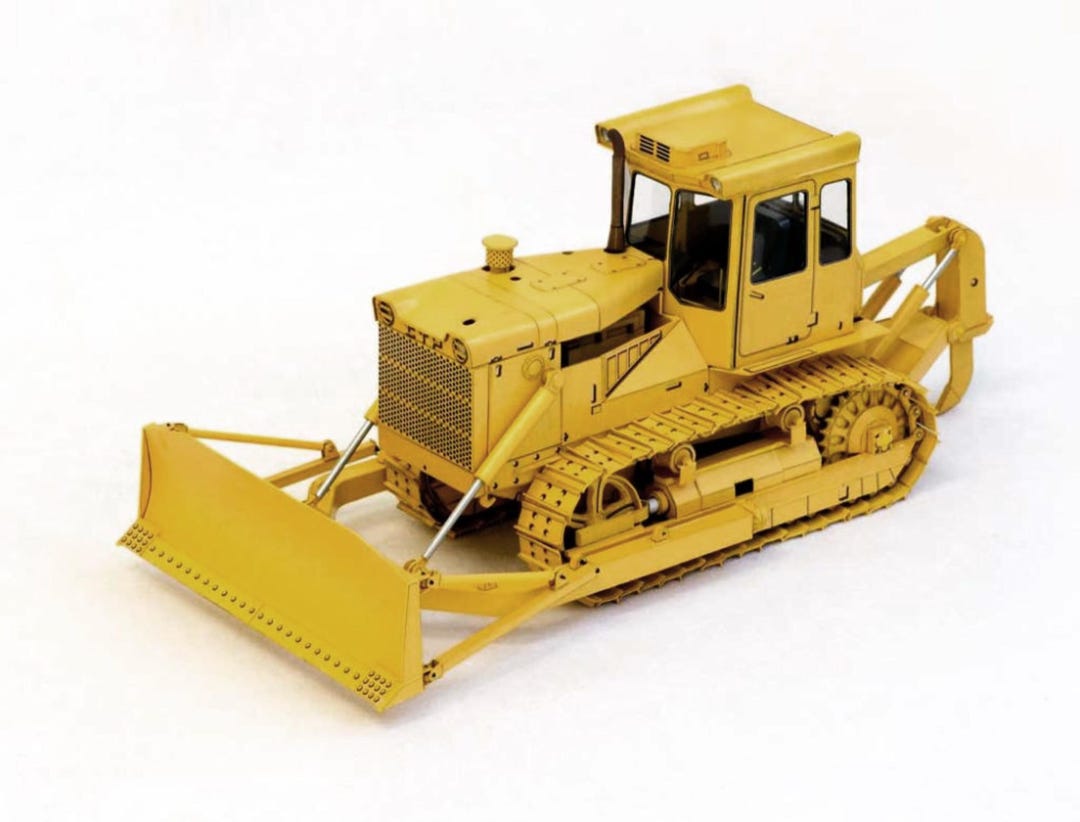 Papercraft Kit Bulldozer 3d Paper Model Crafting Kit PDF Plans to Print ...