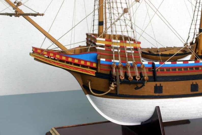 Papercraft Kit Mayflower Sailing Ship 3d Paper Model Crafting Kit PDF ...