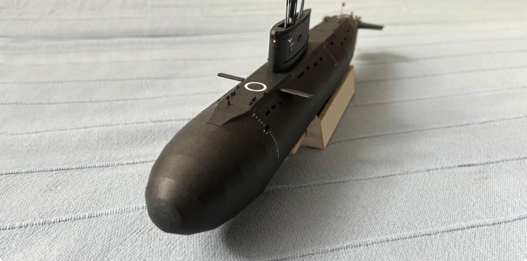 Papercraft Kit ORP Orzel Class Navy Submarine 3d Paper Model Crafting ...