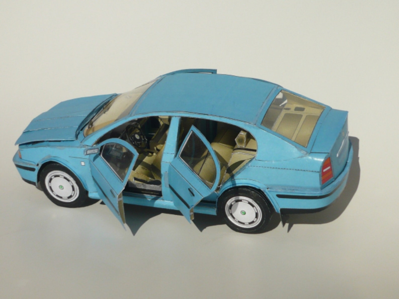 Papercraft Kit Skoda Octavia Car 3d Paper Model Crafting Kit PDF Plans ...