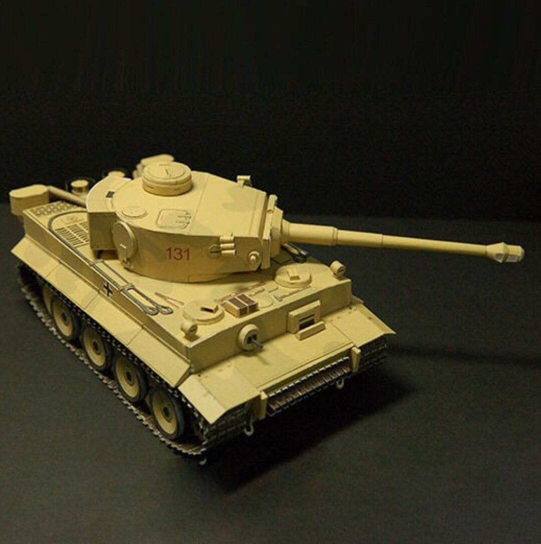 Papercraft Kit Tiger 2 Tank 3d Paper Model Crafting Kit PDF Plans to ...