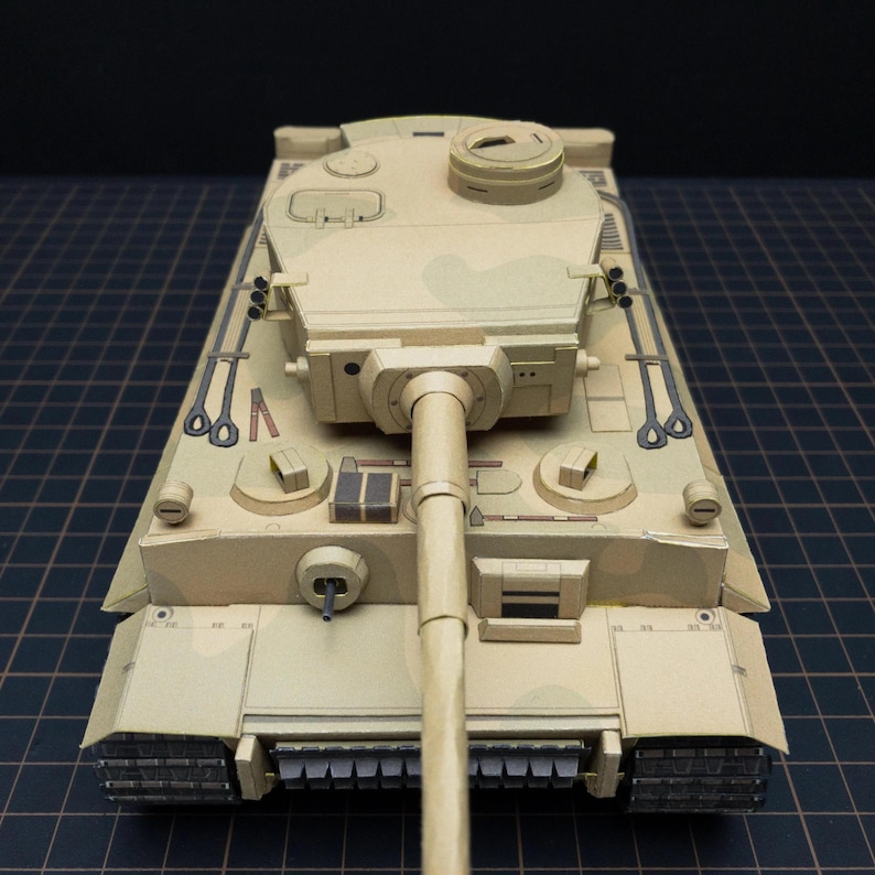 Papercraft Kit Tiger I Tank 3d Paper Model Crafting Kit PDF Plans to ...
