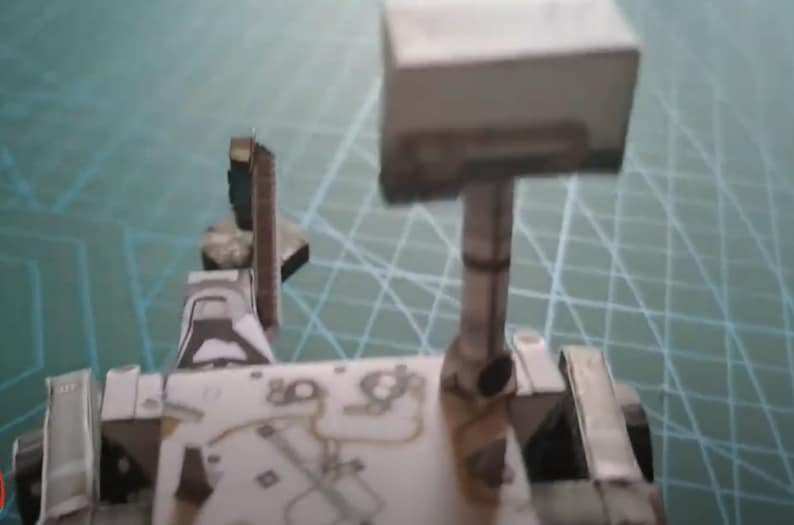 Papercraft Kit Curiosity Rover 3d Paper Model Crafting Kit PDF Plans to ...