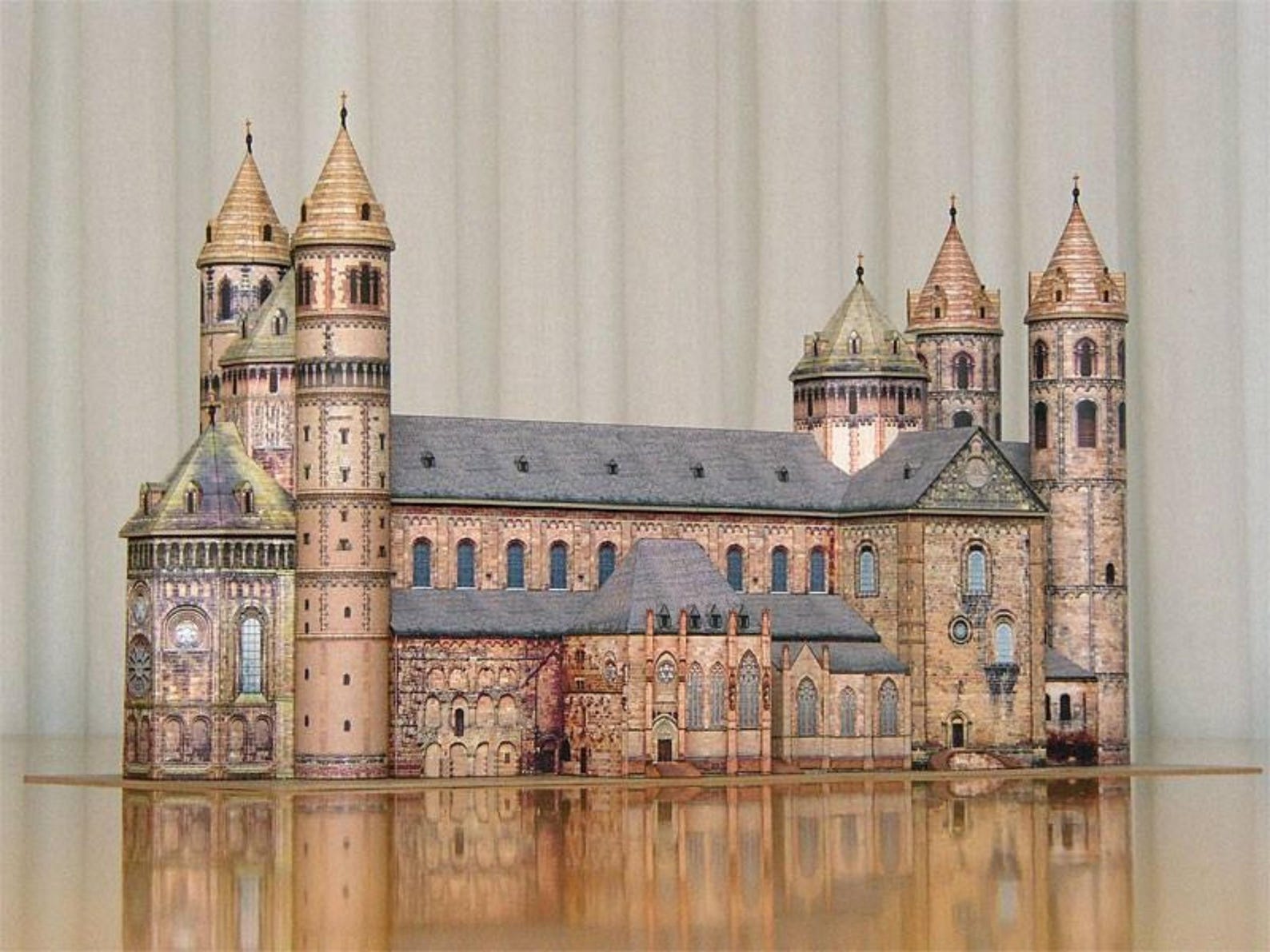 Papercraft Kit Worms Cathedral 3d Paper Model Crafting Kit PDF Plans to ...