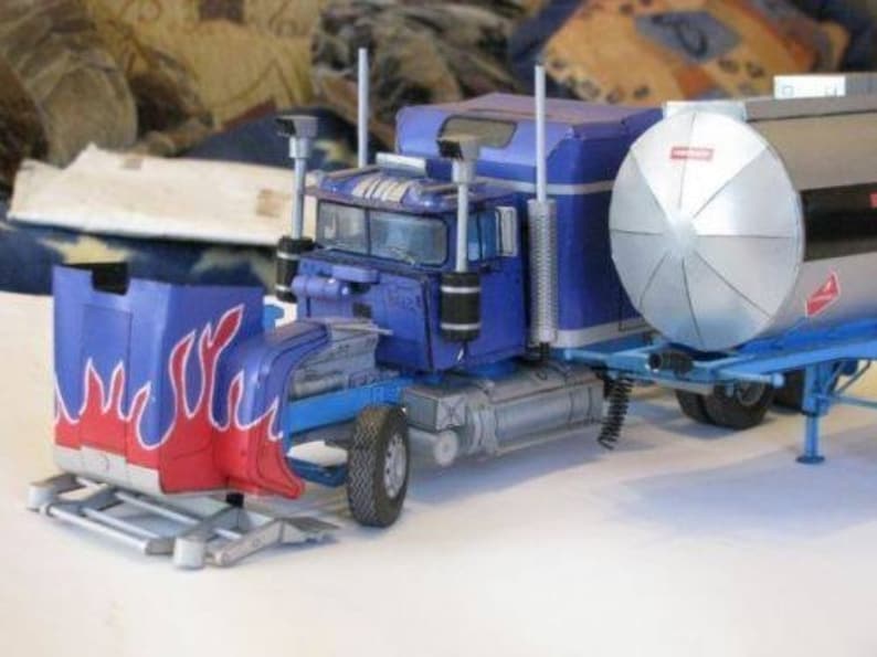 Papercraft Kit Mack Super-liner Truck 3d Paper Model Crafting Kit PDF ...